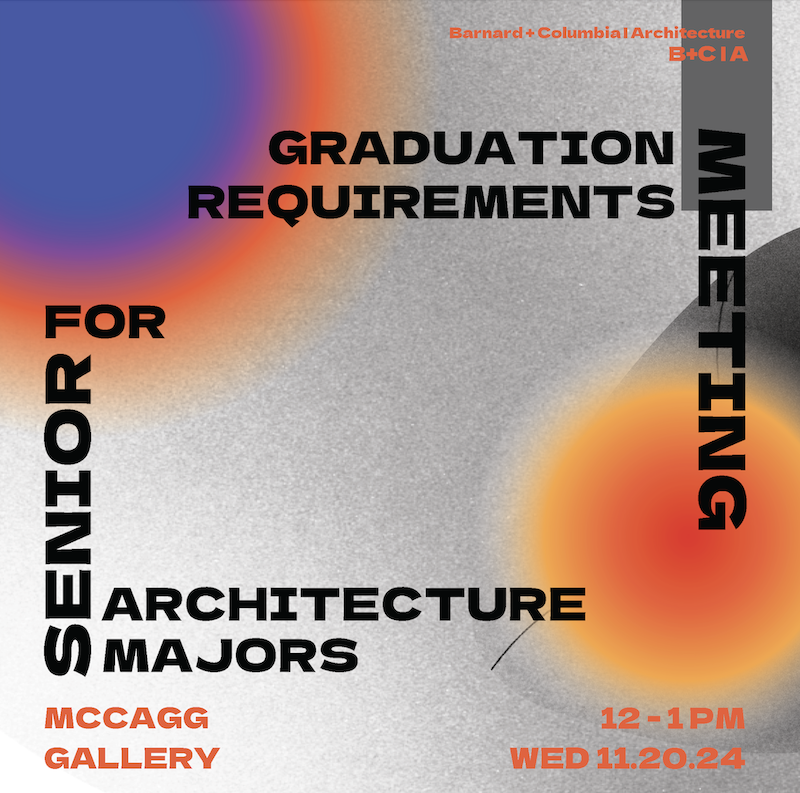 The B+C|A Graduation Requirements for Seniors Meeting | Barnard ... The B+C|A Graduation Requirements for Seniors Meeting | Barnard ...